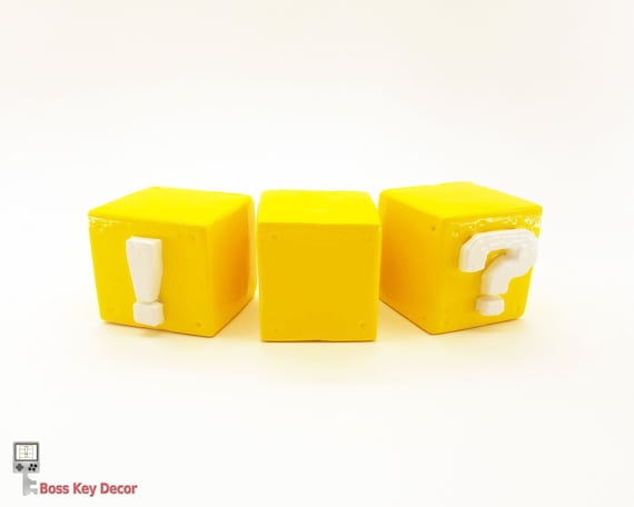 Super Mario Yellow Block Furniture Knobs Nintendo Video Game | Etsy