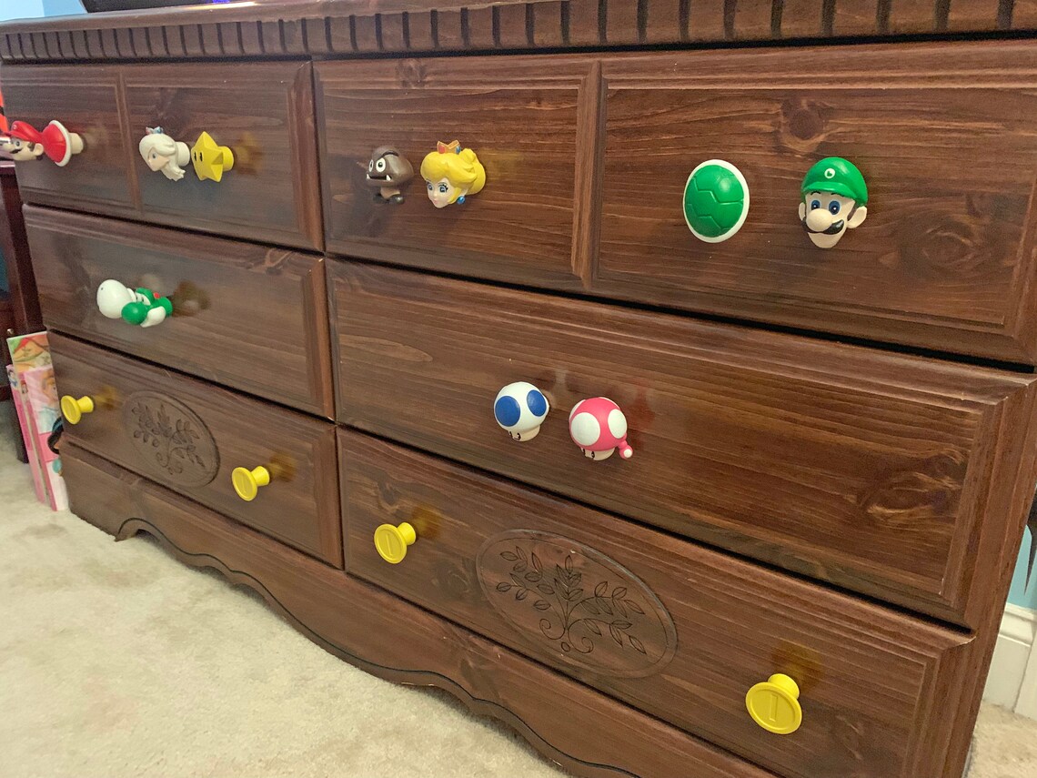 Super Mario Turtle Shell Furniture Knob - Nintendo Video Game Decor ...