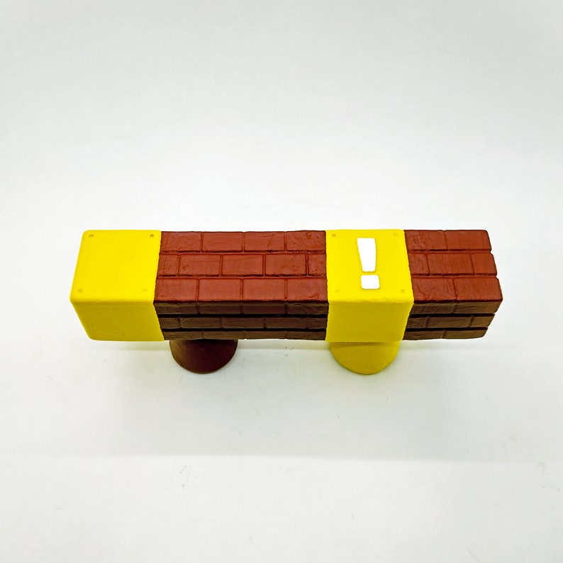 Super Mario Brick / Yellow Block Pull Handle Drawer Pull - Nintendo ...