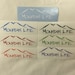 Small Mountain Life Window Decals - Etsy