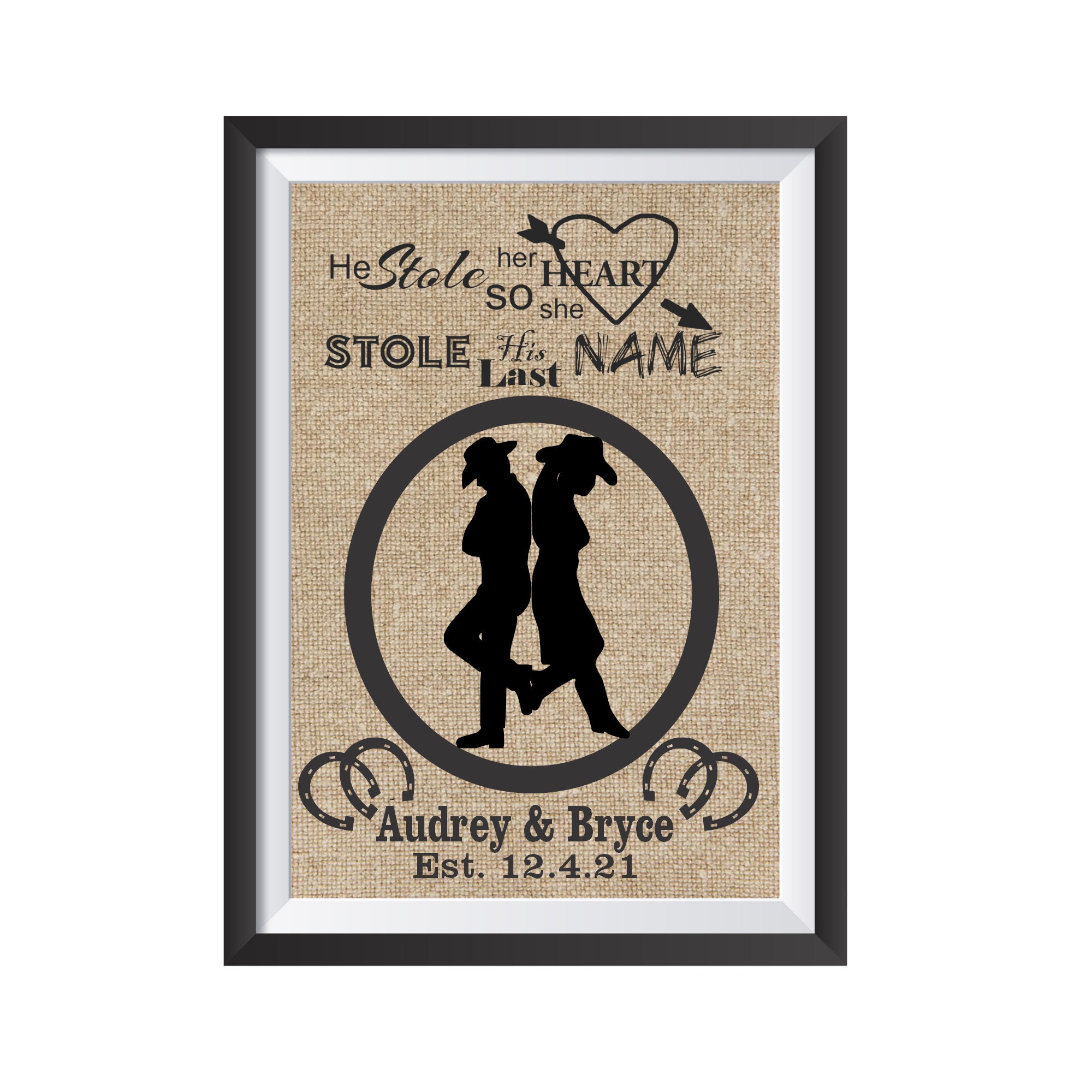 Cowboy Wedding Decor Western Wedding Gifts Engagement Gift | Etsy