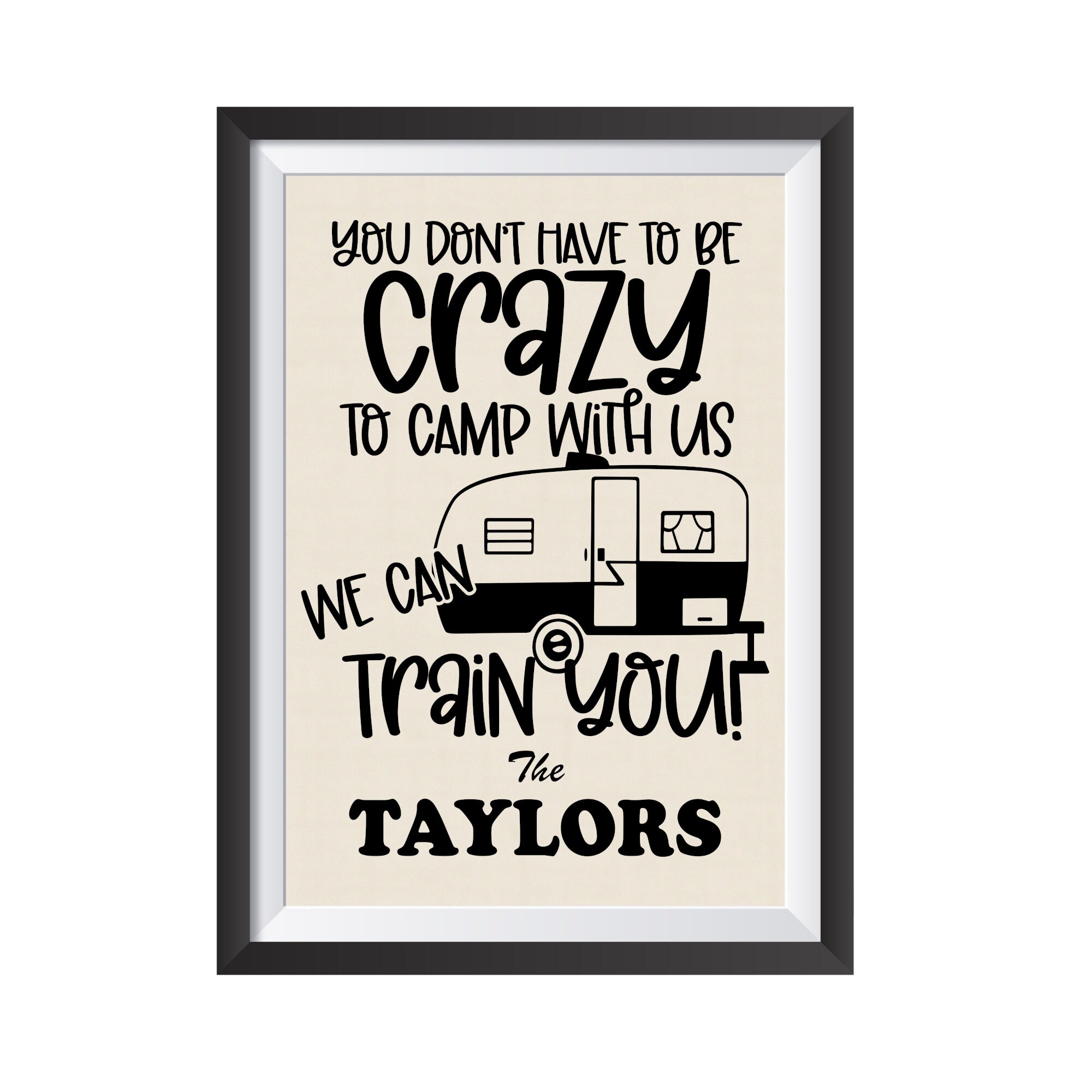 Personalized Camping Signs Hippie Camper Custom Camping - Etsy