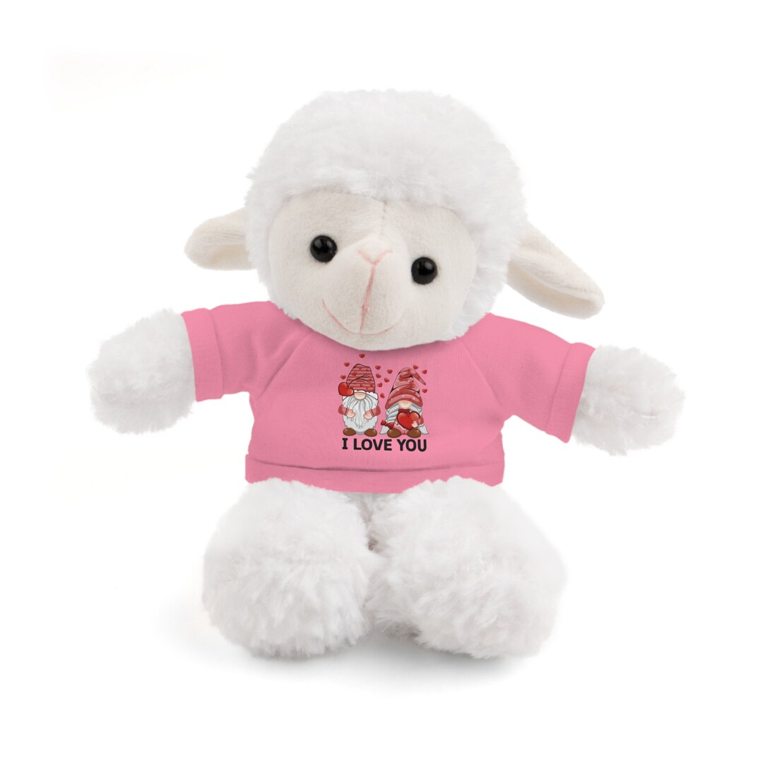 I Love You Stuffed Animals With Tee - Etsy