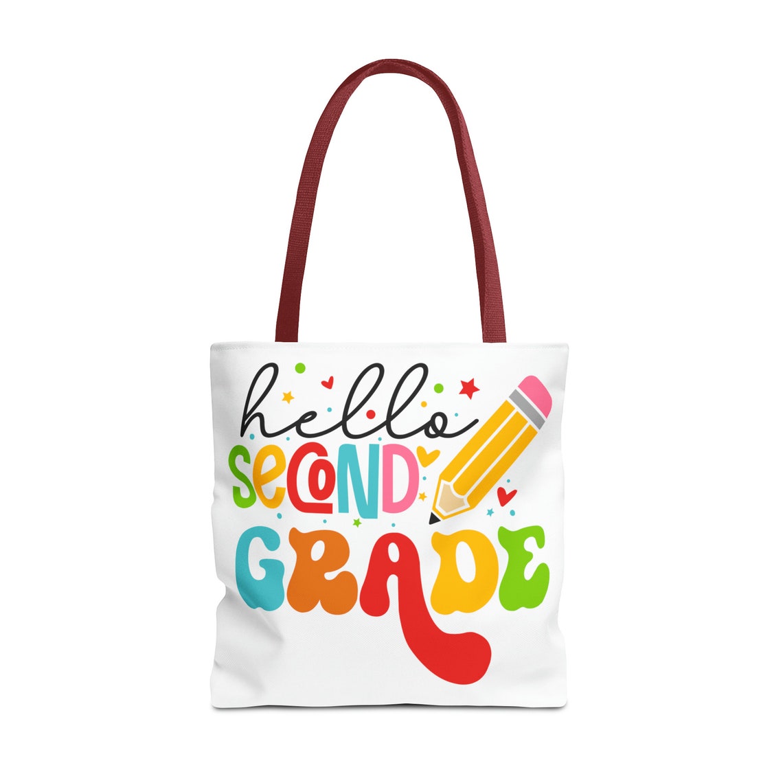 Hello Second Grade Tote Bag (AOP) - Etsy