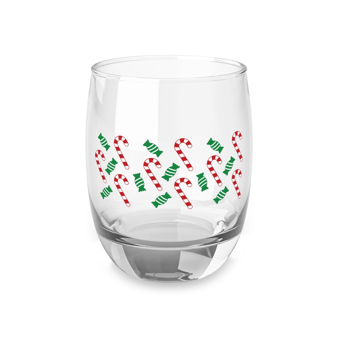 Candy Cane Whiskey Glass - Etsy