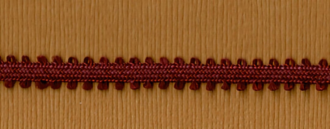 5 Yards 1/4" Burgundy Small Double Loop Trim 14278CB - Etsy