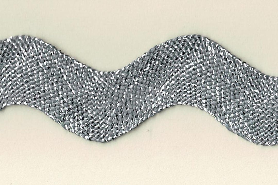 5 Yards 3/4" Silver Ric Rac Trim 11257 - Etsy