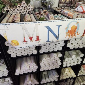ABC Alphabet Wallpaper Border by York 5 Panels BS7934B for Crafts - Etsy
