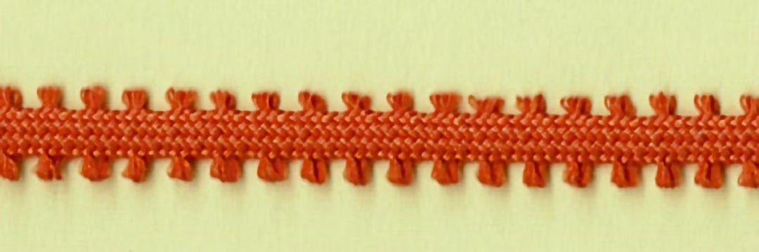 5 Yards 1/4" Orange Tiny Double Loops Trim 14270 - Etsy