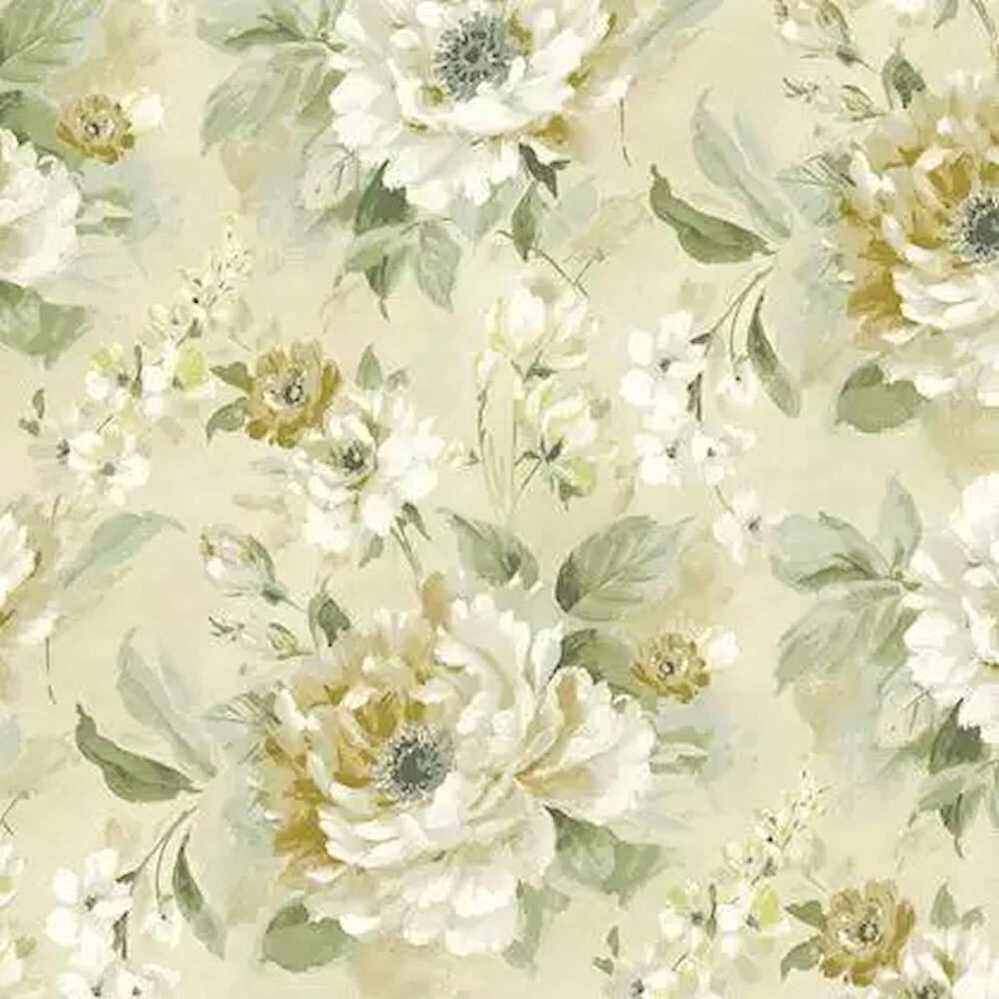 All Over Floral Fabric Villa Toscana by Wallquest LB40205F per Yard - Etsy