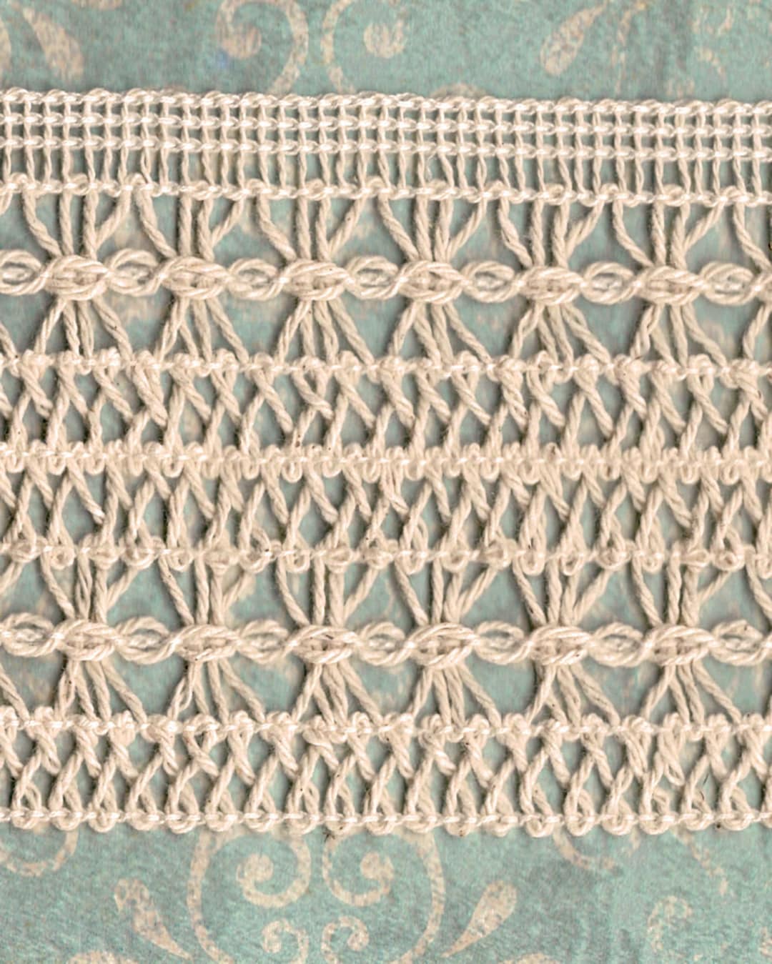 5 Yards 3" Wide Woven Bohemian Beige Trim 42410 - Etsy