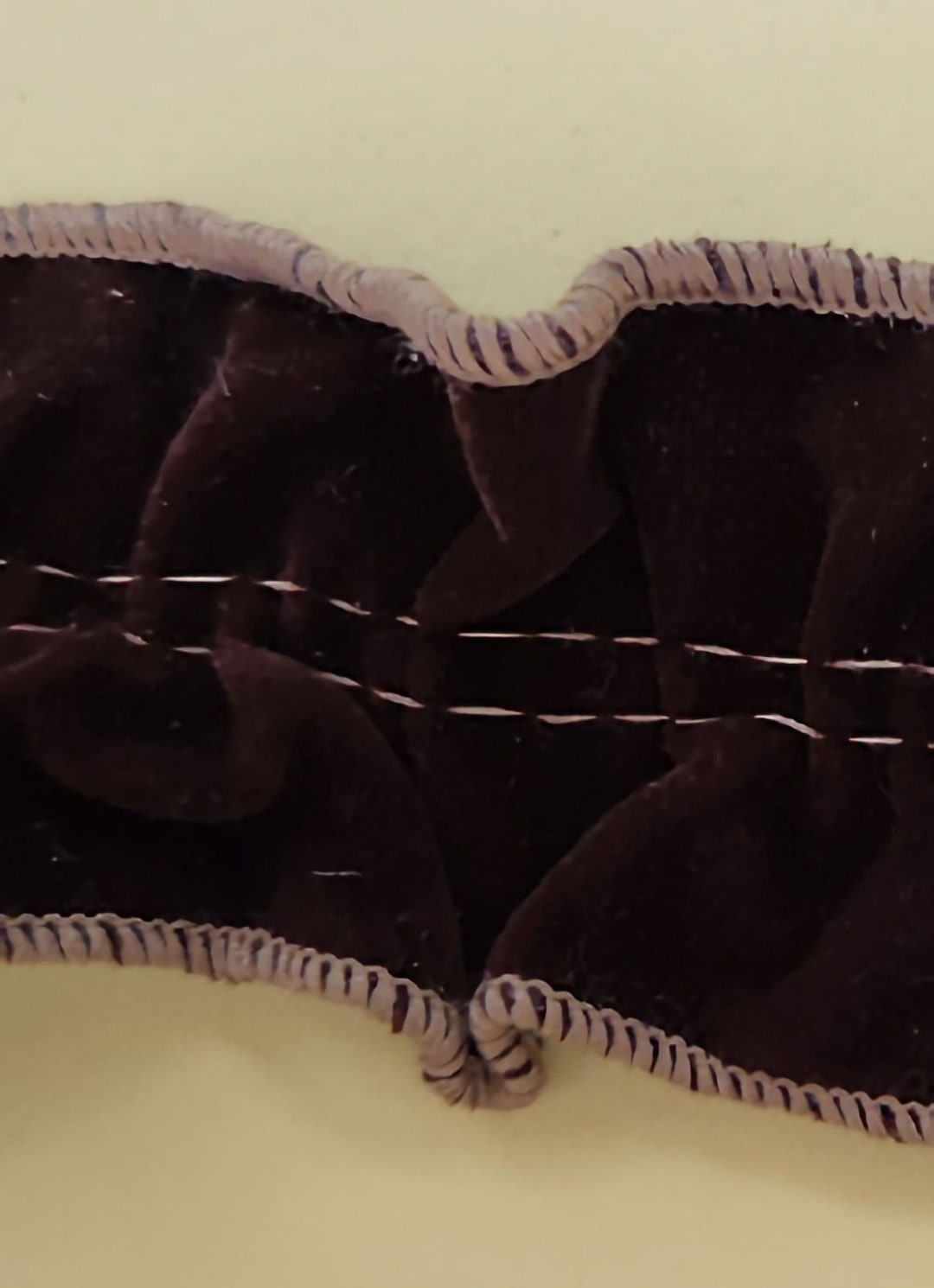 5 Yards 1 1/2" Dark Brown Gathered Trim 99976B - Etsy