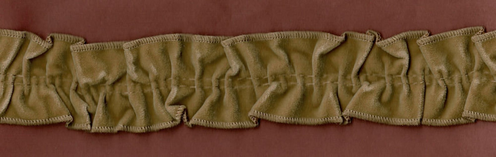 5 Yards 1 1/2" Camel Gathered Trim 99976C - Etsy