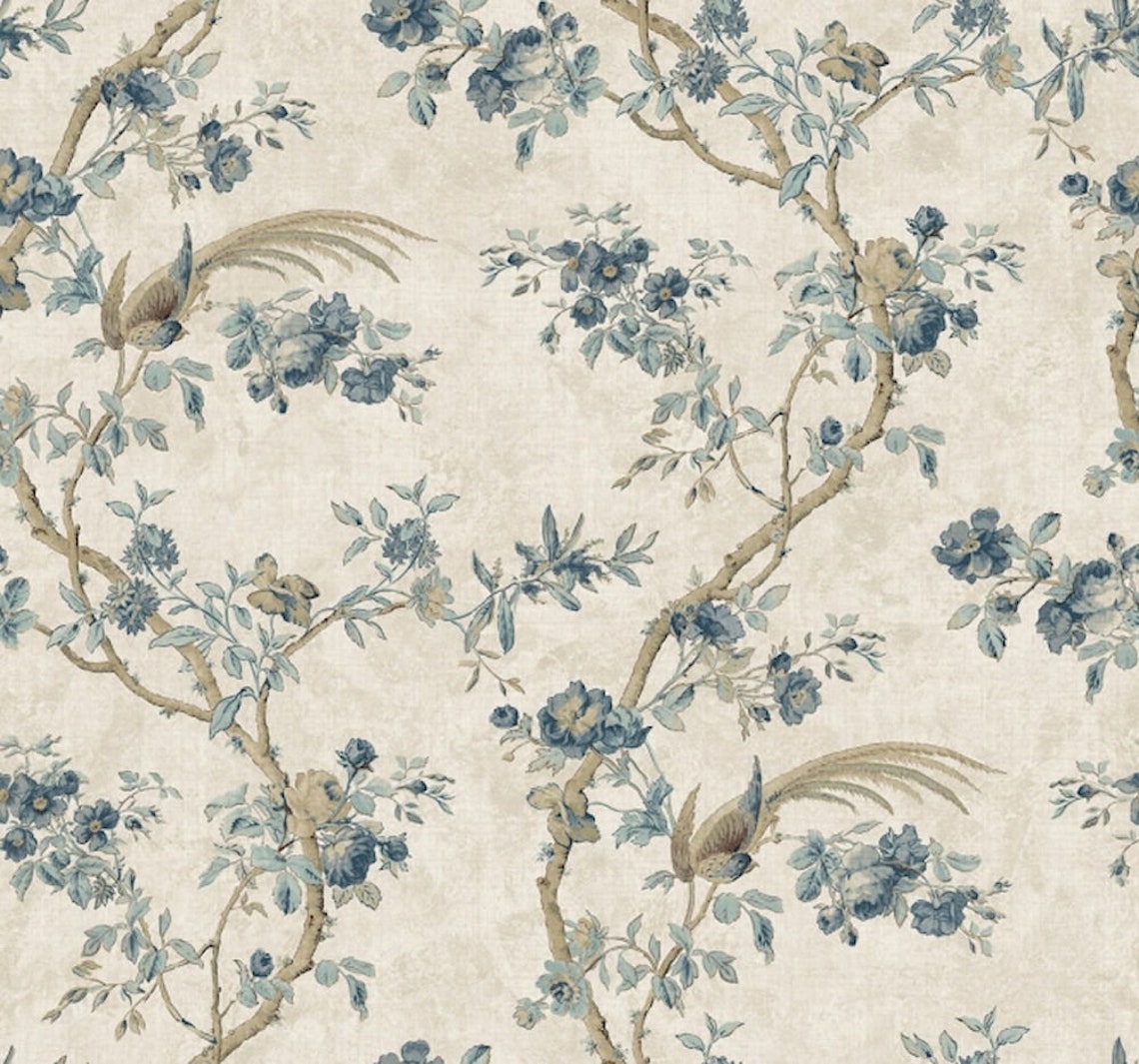 Habersham Trail Pheasant on Branches Wallpaper SV60902 by Wallquest - Etsy