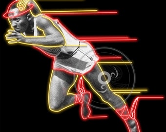 Jesse Owens Art | Etsy