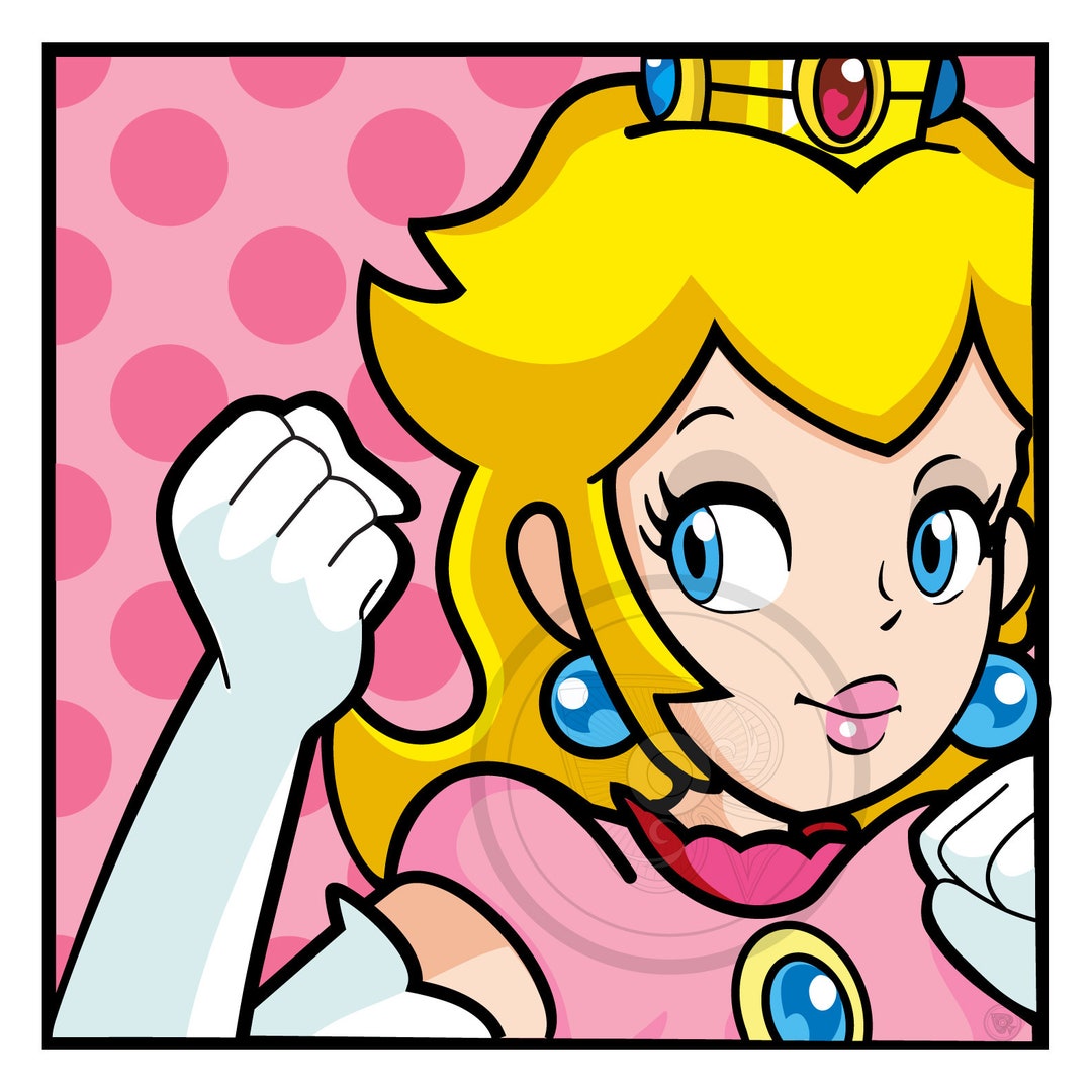 Power Peach Wall Art - Etsy