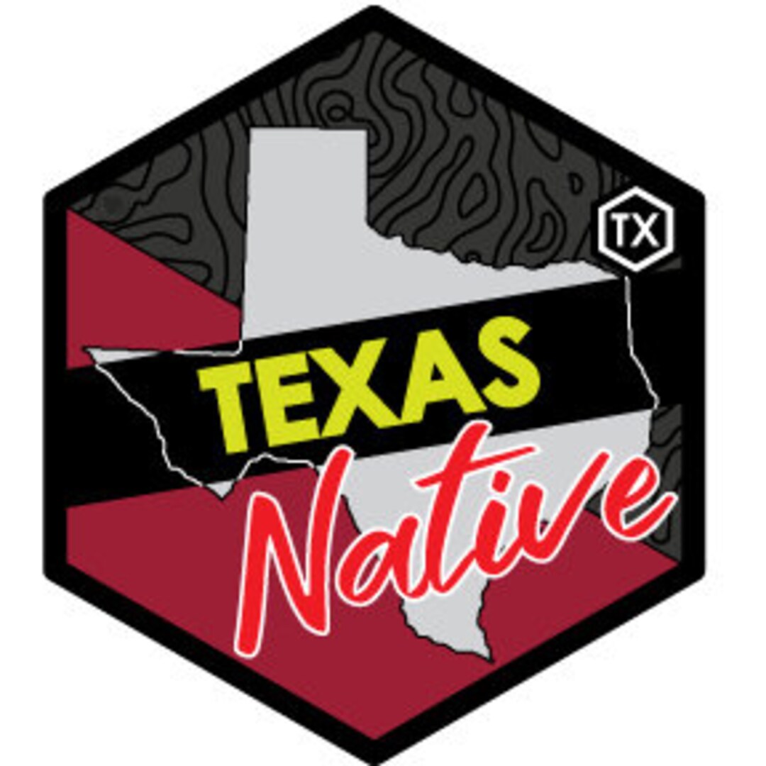 Texas State Native Sticker 4x4 Inch - Etsy
