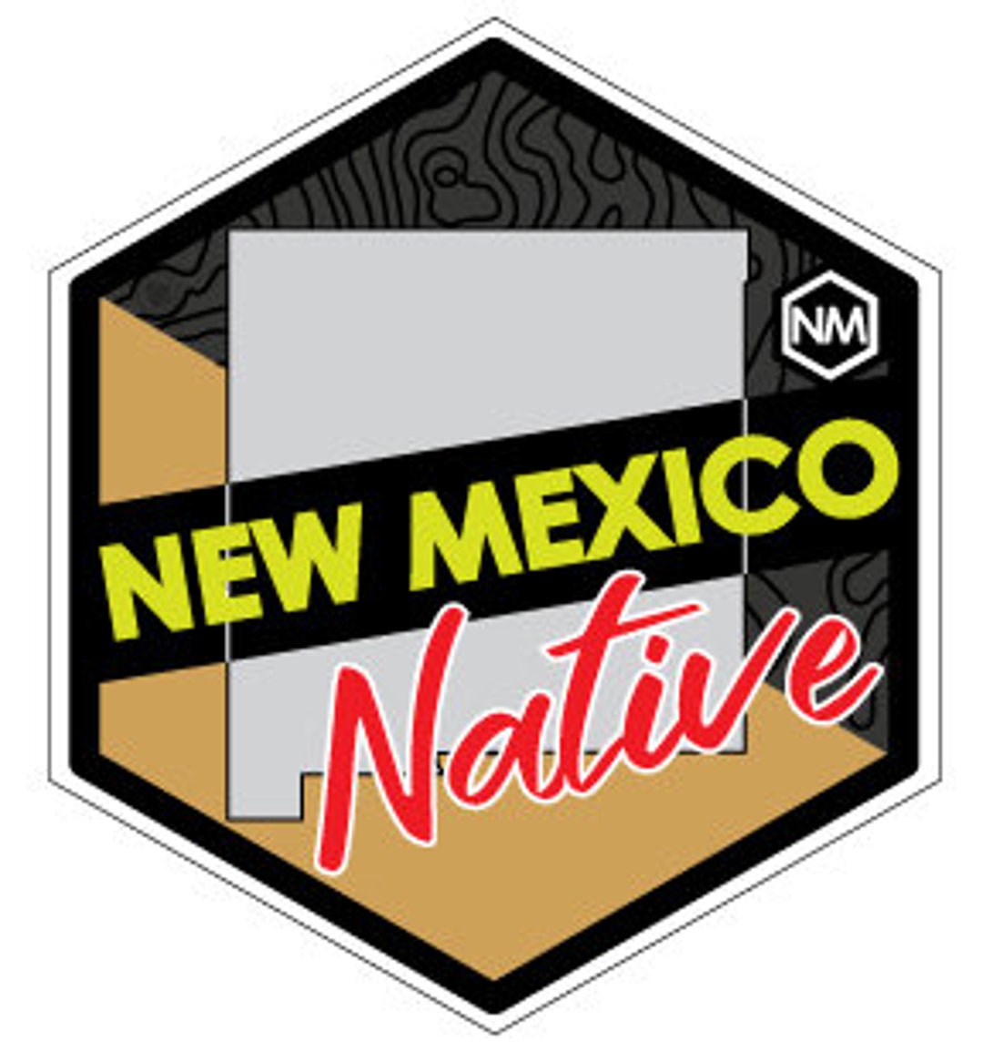 New Mexico State Native Sticker 3x3 Inch - Etsy