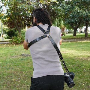 Leather Multi Camera Harness, DSLR Camera Holster, Photographer Gift - Etsy
