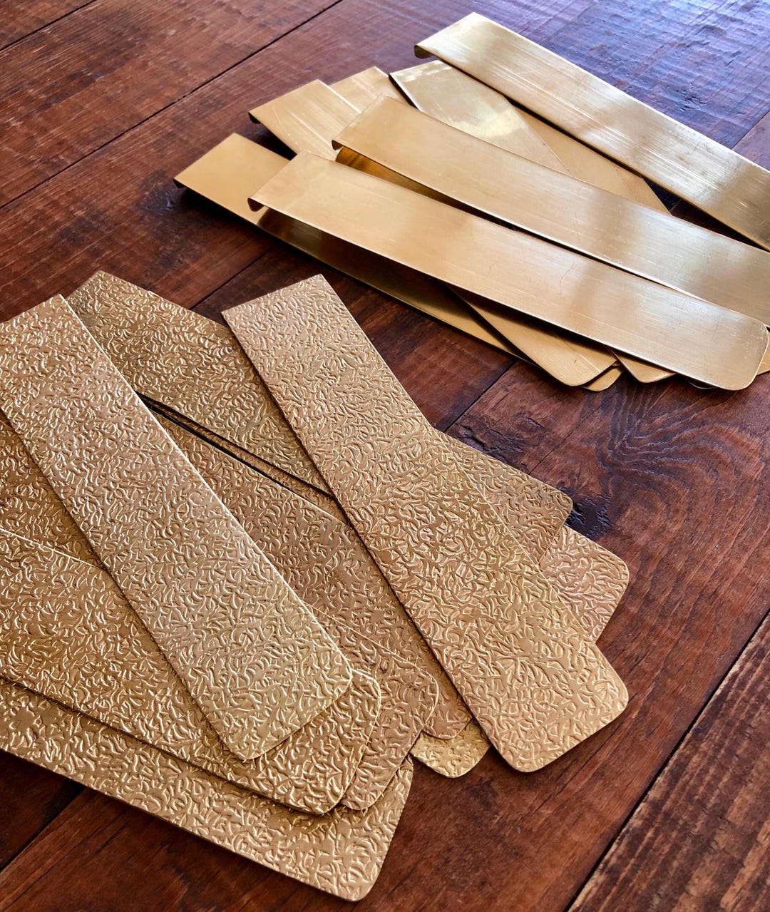 Brass & Copper Bookmarks With Page Holder: Bulk Minimalist Reader ...