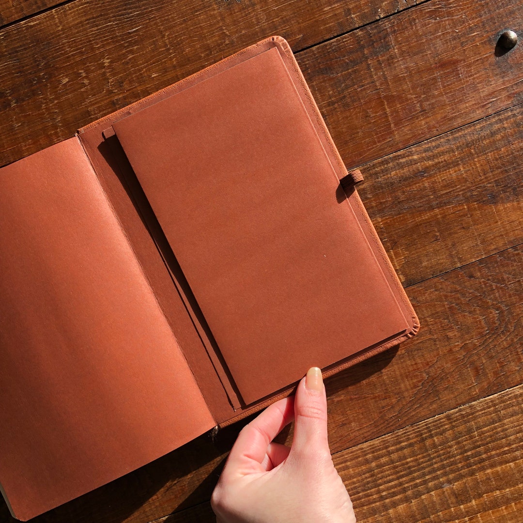 Vegan Leather Journal / Faux Leather Notebook - Etsy