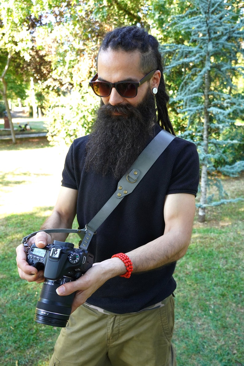 Single Camera Leather Strap DSLR Harness - Etsy