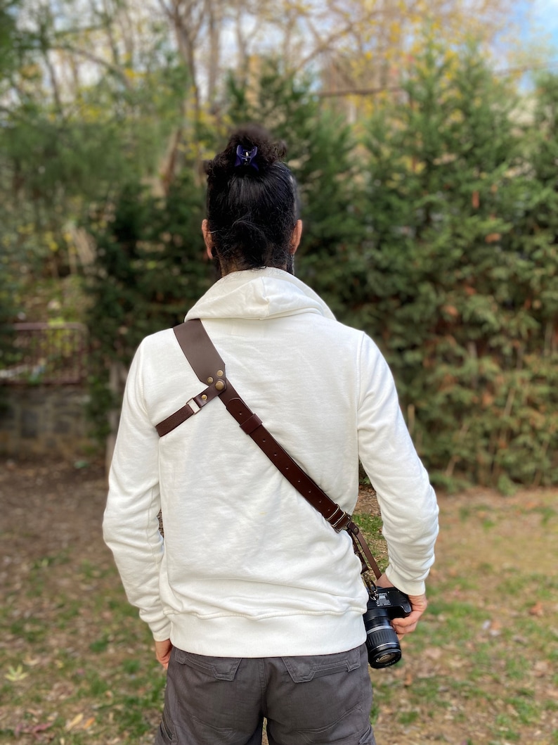 Single Camera Leather Shoulder Strap DSLR Holster - Etsy