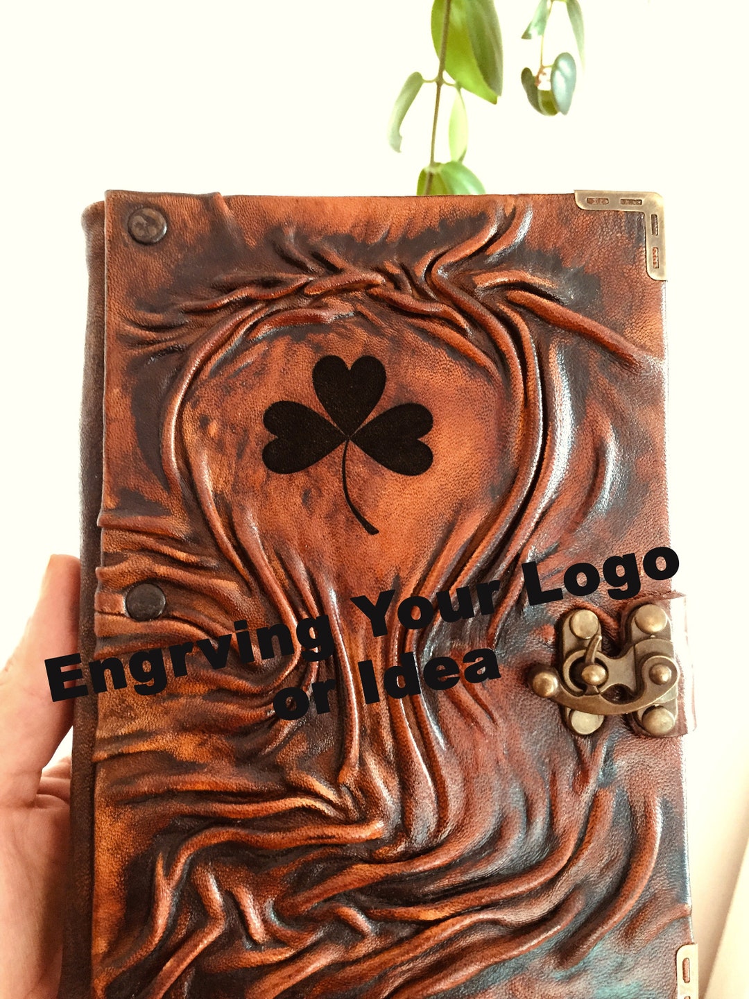 Personalized Leather Journal: Engraved Handmade Notebook for Travelers ...