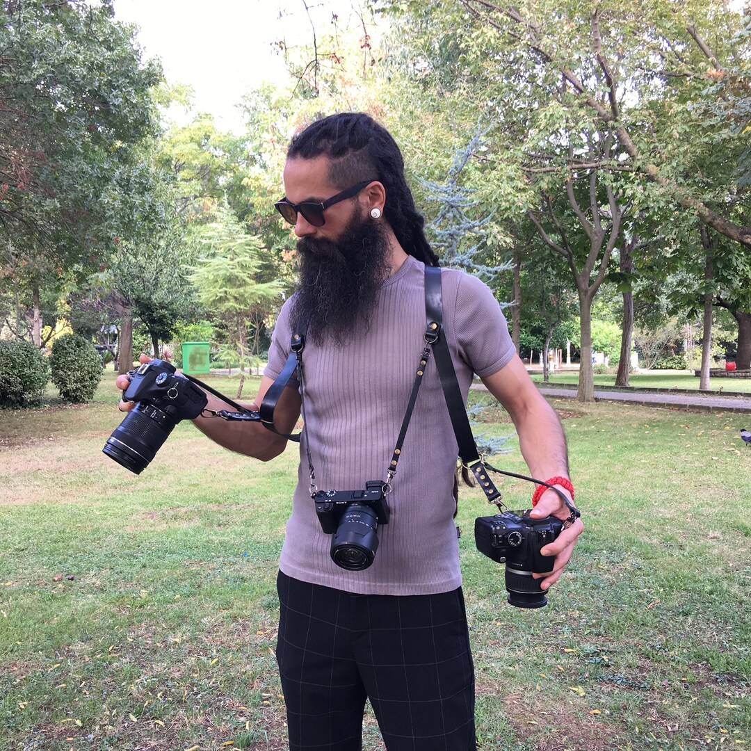 Leather Multi Camera Harness, DSLR Camera Holster, Photographer Gift - Etsy