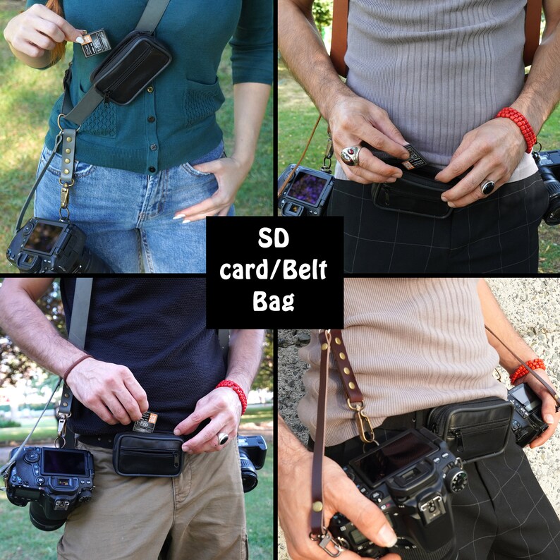 Leather Multi Camera Holster Dual DSLR Camera Harness - Etsy