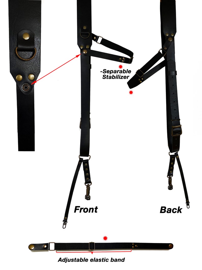 Single Camera Leather Strap DSLR Harness - Etsy