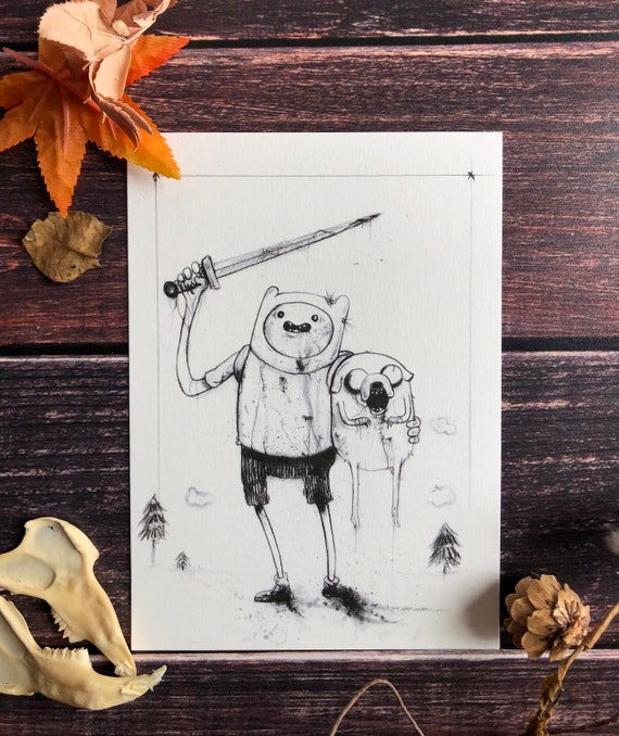 Finn And Jake Anime Drawing