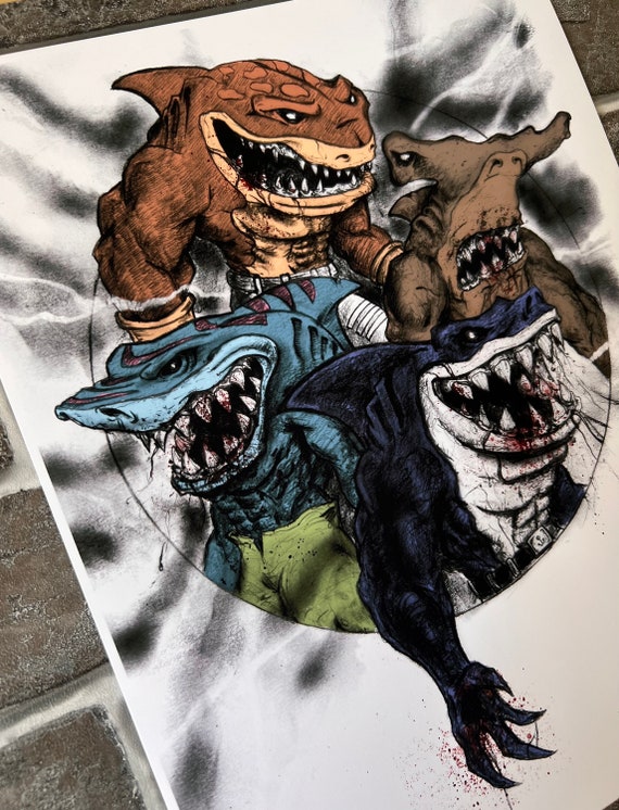 Street Sharks Art
