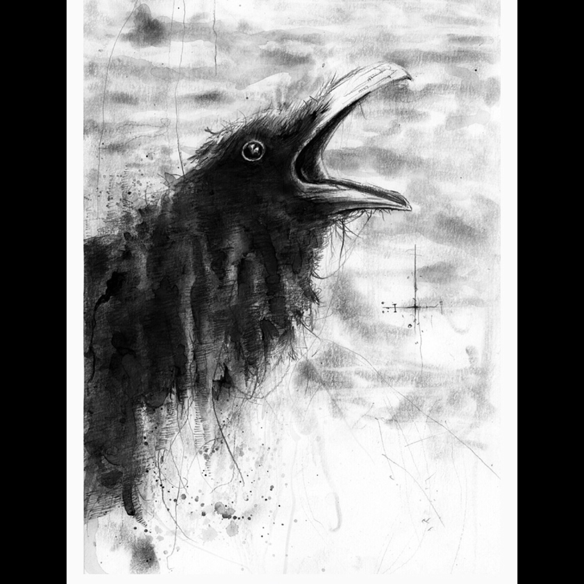Raven- 8x10 Fine Art Print, Satanic Decor, Witchcraft, Gothic Home, the ...