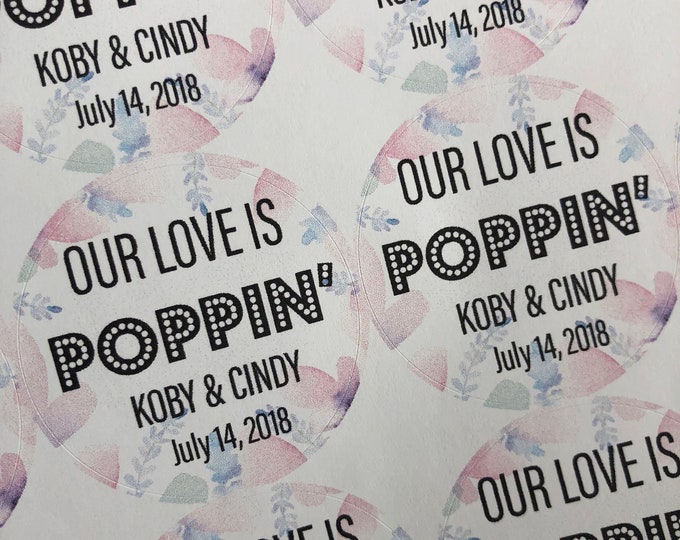 Spread the Love Wedding Stickers Wedding Favors Wedding | Etsy