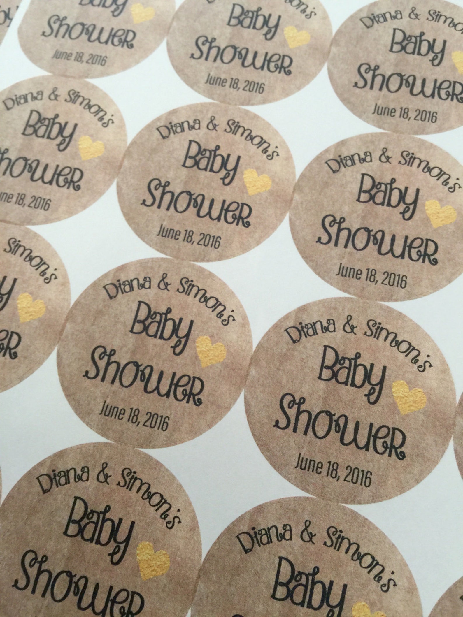 Baby Shower Stickers, Custom Stickers. Stickers. Baby Shower Favors ...