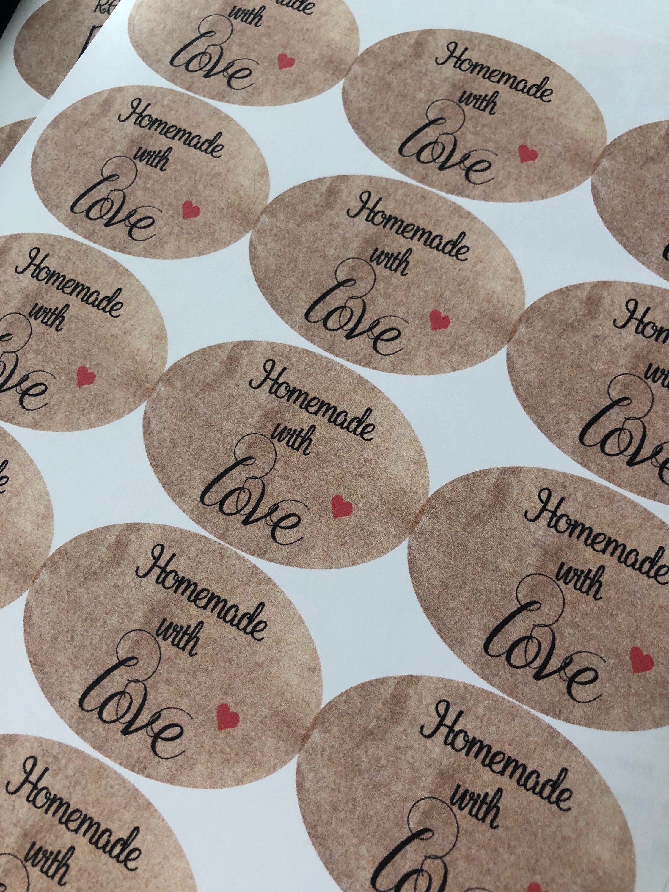 Homemade. Homemade with Love. Made with Love. Homemade | Etsy