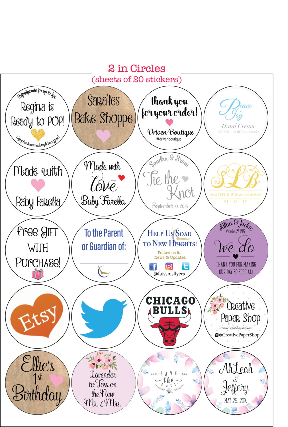 Custom Stickers Logo Custom Logo Stickers Custom Sticker - Etsy