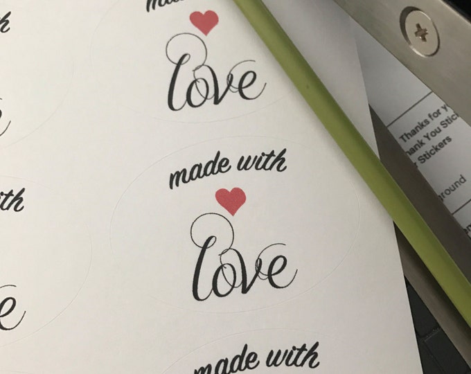 Made for You Handmade Stickers Homemade Stickers Wedding - Etsy
