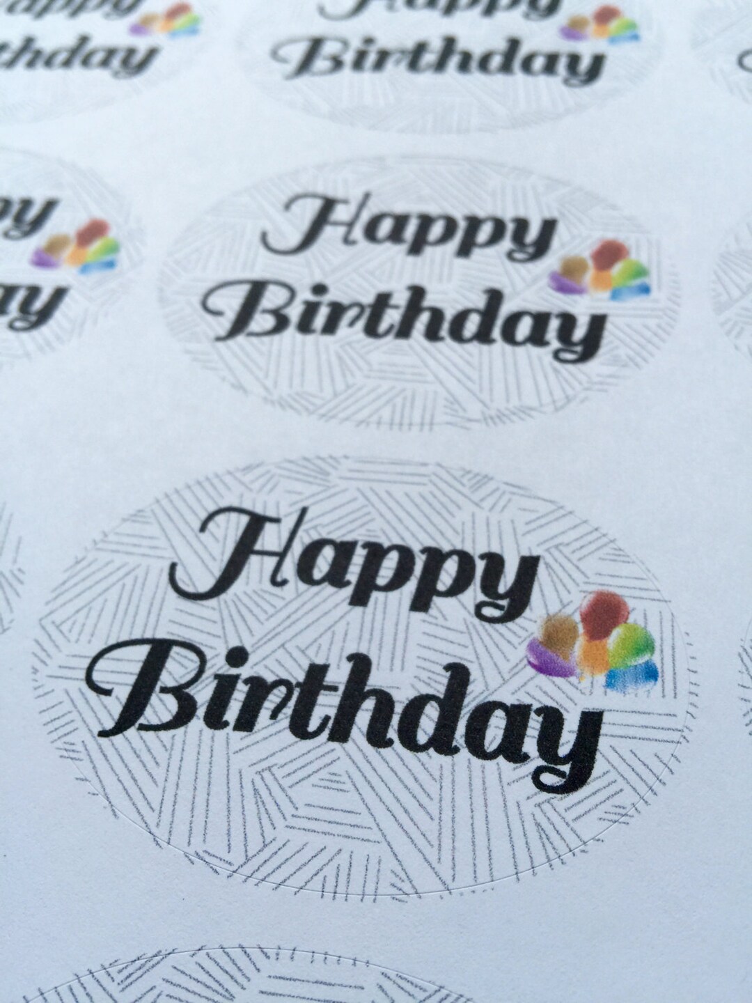 Happy Birthday Stickers, Custom Stickers, Happy Birthday, Birthday ...