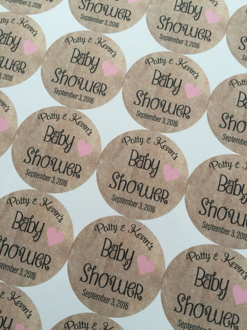 Baby Shower Stickers Custom Stickers. Stickers. Baby Shower | Etsy