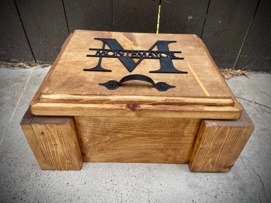 BBQ WOOD BOX, Customizable Gift, Bbq Accessories, Gift for Dad, Gifts ...