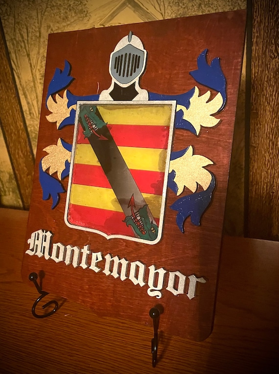 Escudo De Armas De Apellido Family Crest. - Etsy