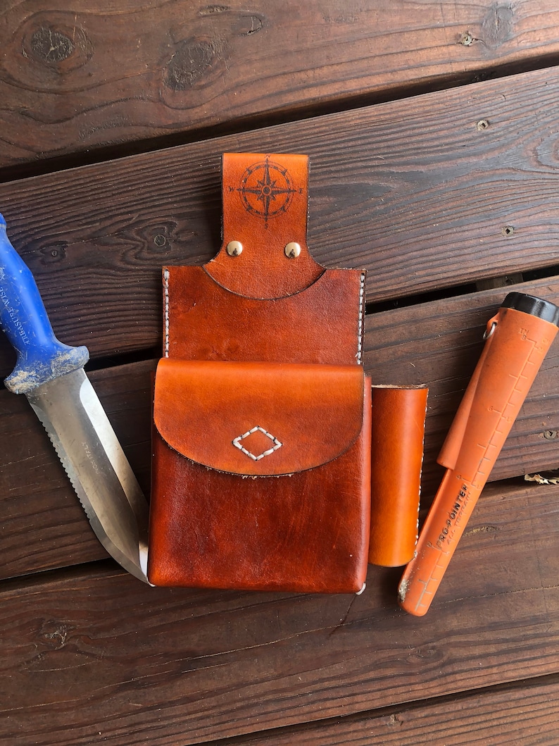Leather Metal Detecting Pouch - Etsy