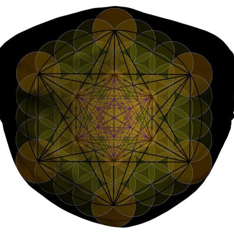 Psychedelic Mask - Etsy