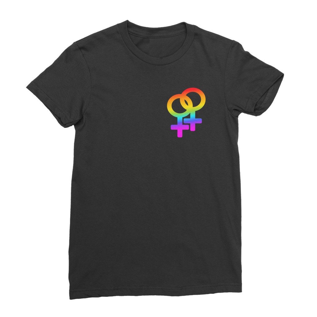 LGBTQ Pride Shirt Lesbian T-shirt Lesbian Symbol Shirt - Etsy UK