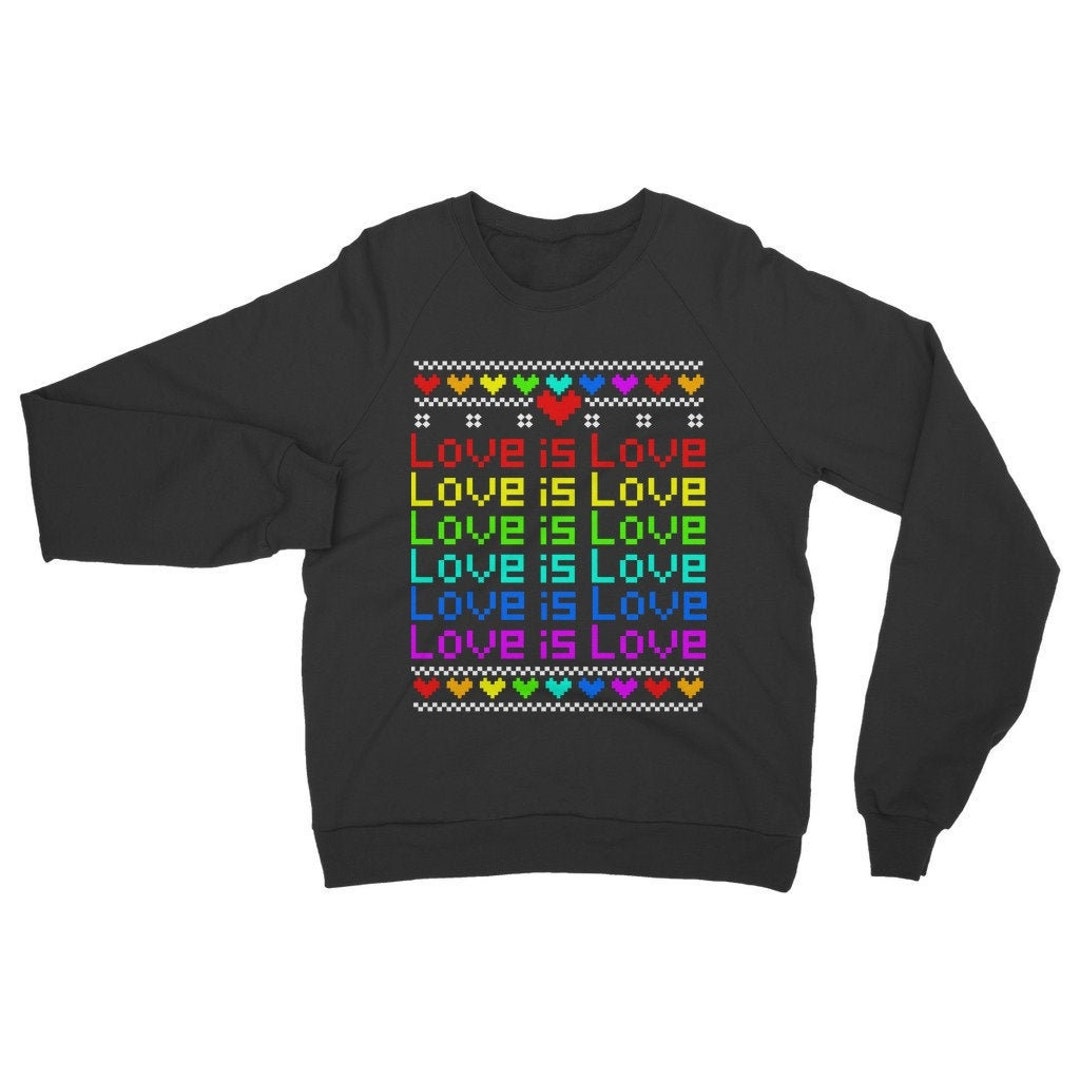 Pull de Noël Lgbtq, Gay Christmas Jumper, Funny LGBT Pride Xmas cadeau ...