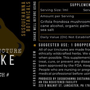 Maitake Tincture - Etsy