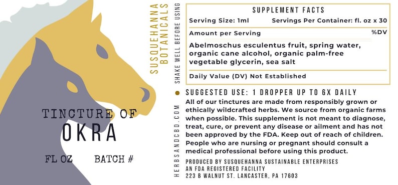 Okra Tincture - Etsy