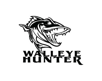 Walleye decal | Etsy